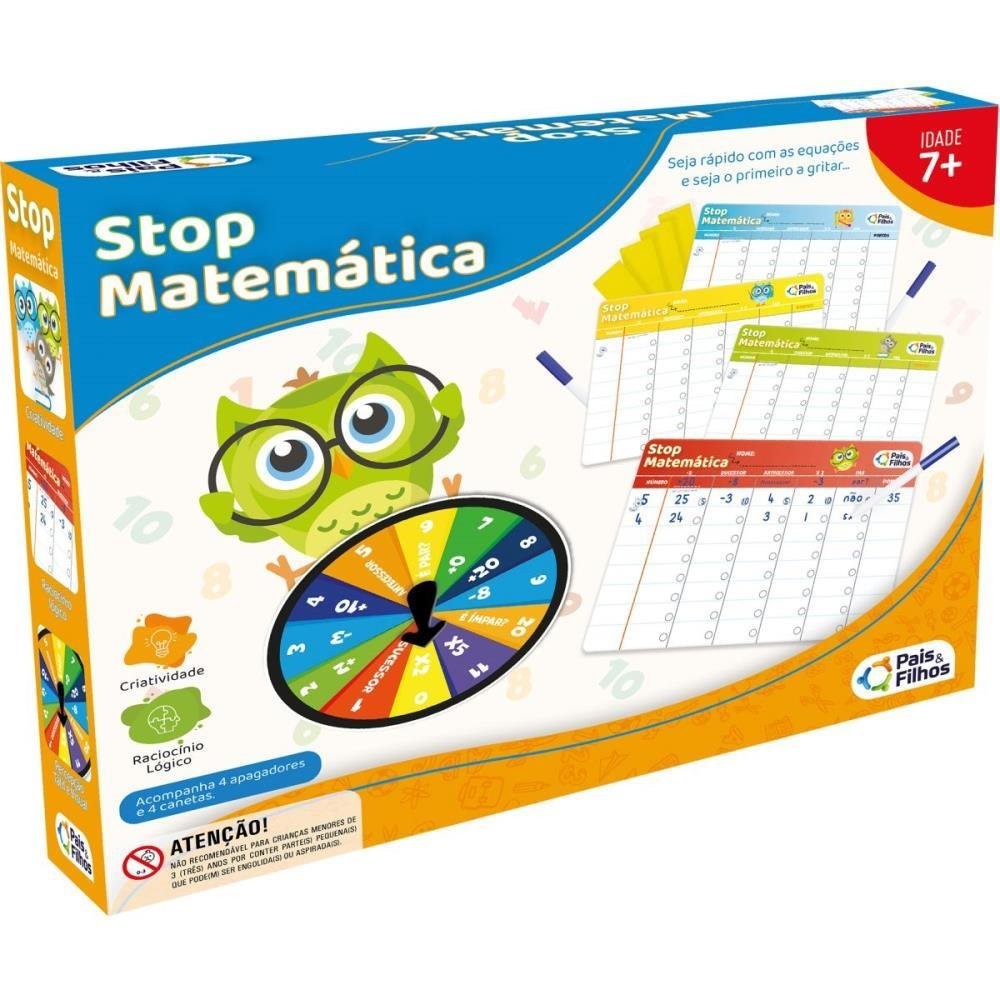 Brinquedo Diverso STOP Matematica | Shopee Brasil