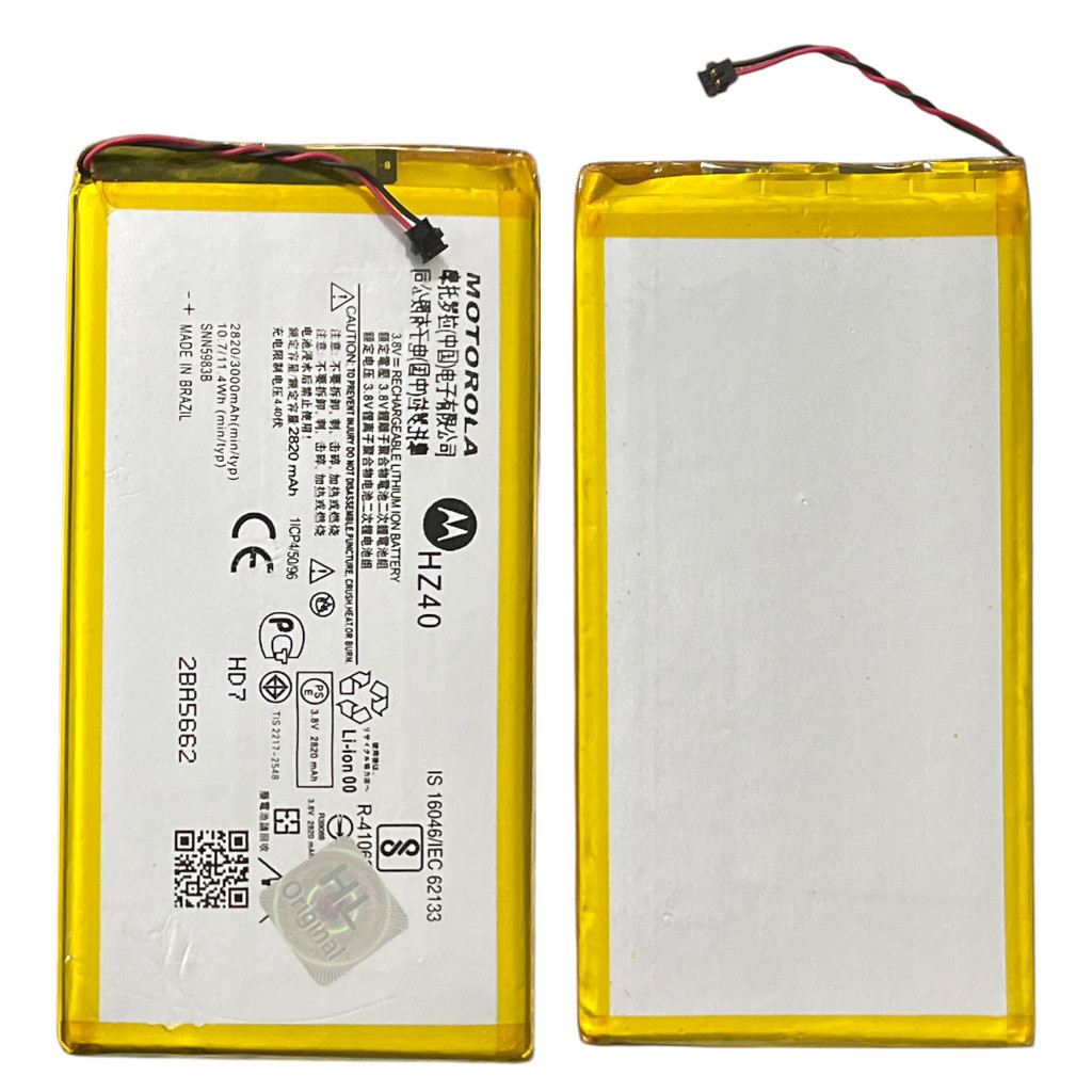 Bateria Motorola Compatível Moto Z2 Play HZ40 Original | Shopee Brasil