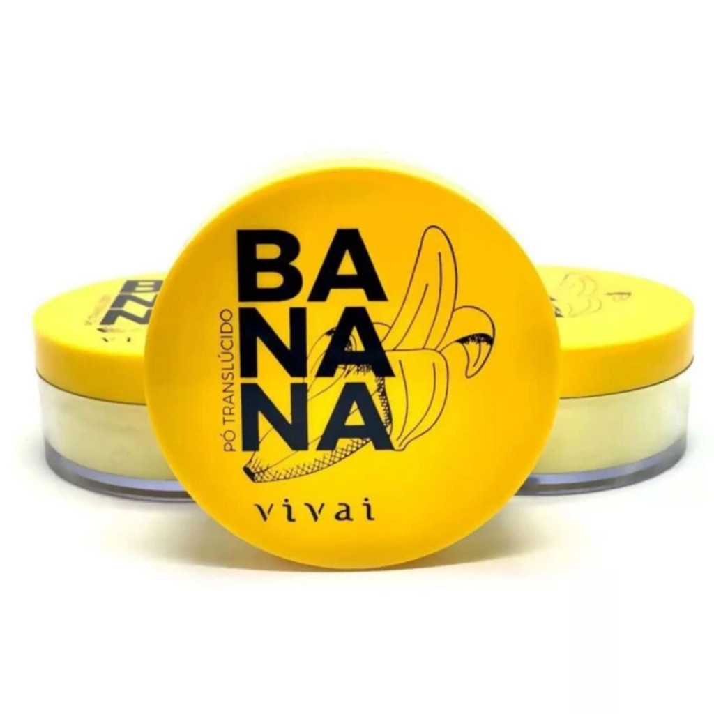 Kit Pó Banana Solto Facial Vivai -13g | Shopee Brasil