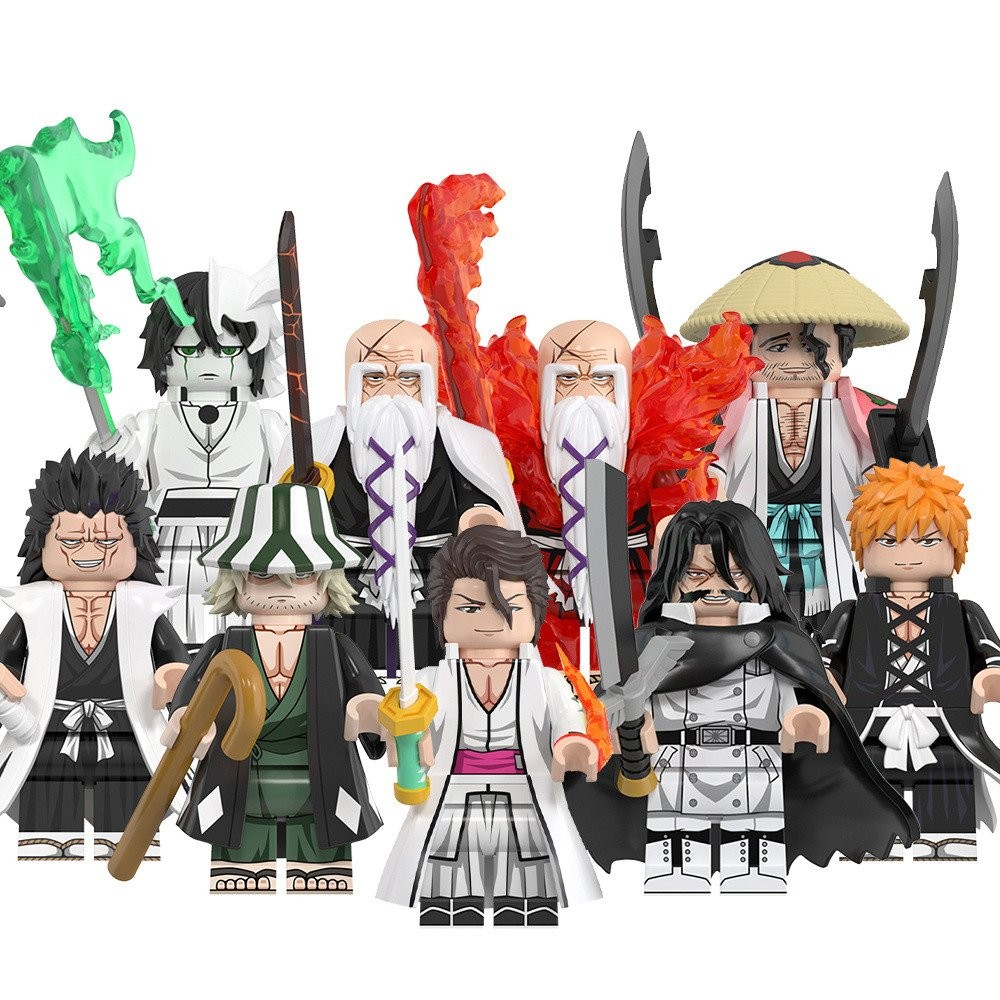 Compatível com Lego Anime Grim Death Sword Hachegazaki Ichigo Urahara ...