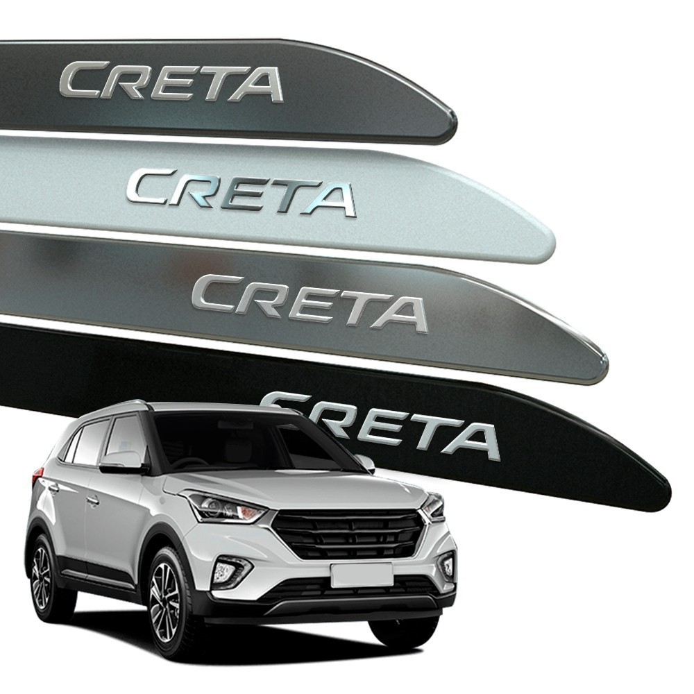 Friso Lateral Creta 2017 a 2025 Facao Grafia em Alto Relevo Cromado ...