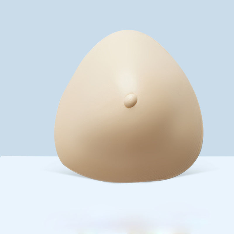Uma Peça Triângulo Leve Silicone Formas De Mama Prótese Para ...