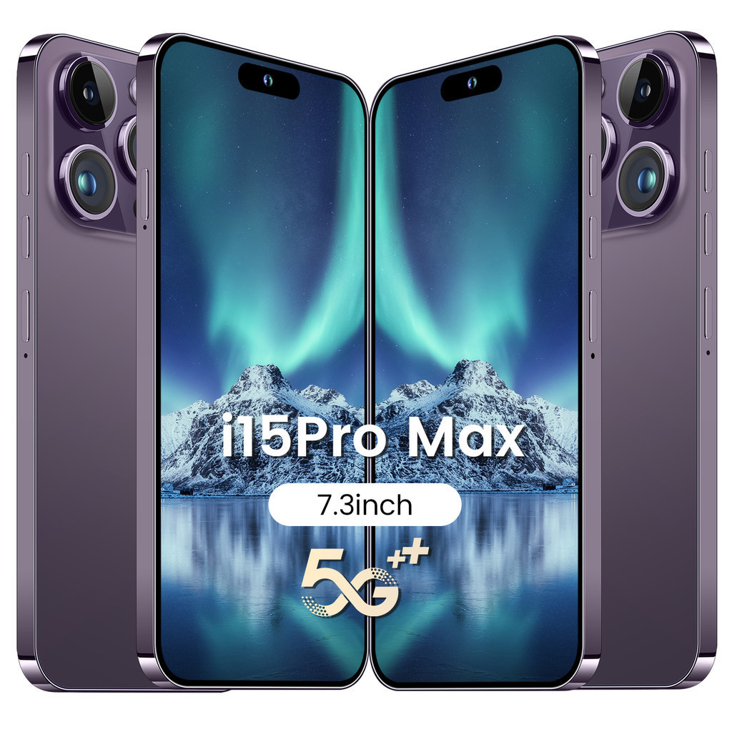 Smartphone Original i15 Pro máximo 16G + 512GB de memória 6800mAh versão Global tela cheia 5G ...