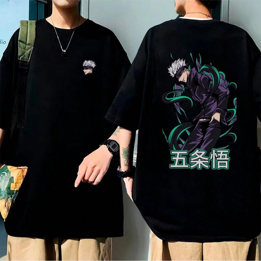 Camiseta Satoru Gojo Jujutsu Kaisen Anime Gege Akutami Yuji Itadori ...