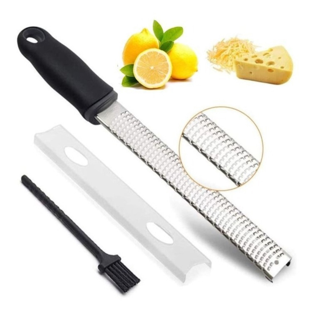 Ralador Zester Culinário Profissional em Aço Inox Extra Fino Raspas de ...
