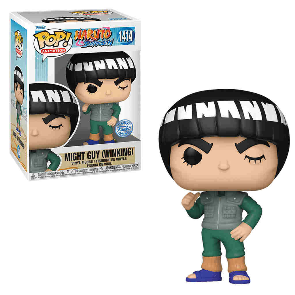 Funko Pop! Animation Naruto Shippuden Might Guy Winking 1414 | Shopee ...
