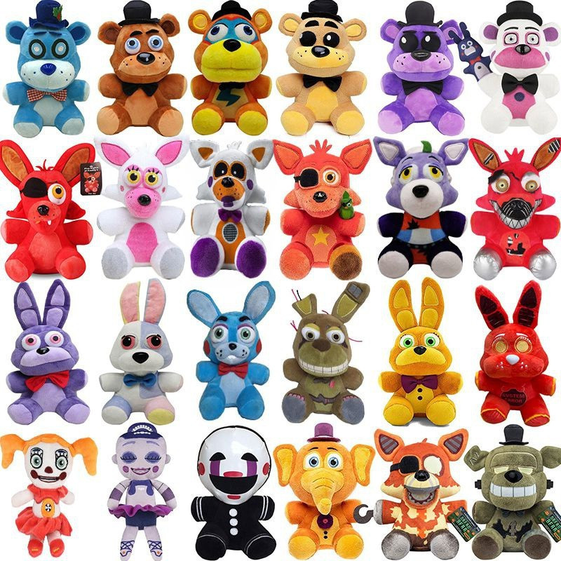 Brinquedo de Pelúcia 25cm FNAF Plush Toys Doll Game Five Nights at ...