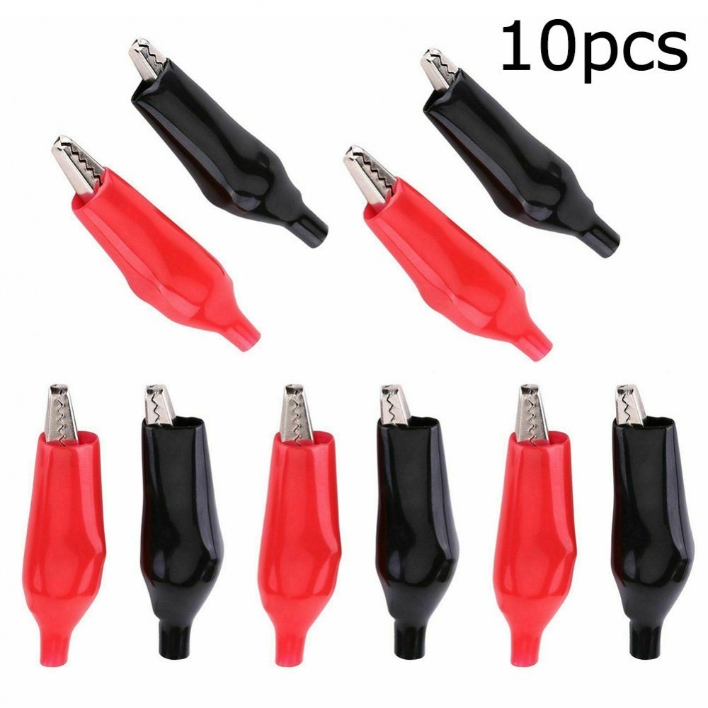 Alligator Clip Insulated Parts Replacement Alligator Clamps Connectors ...