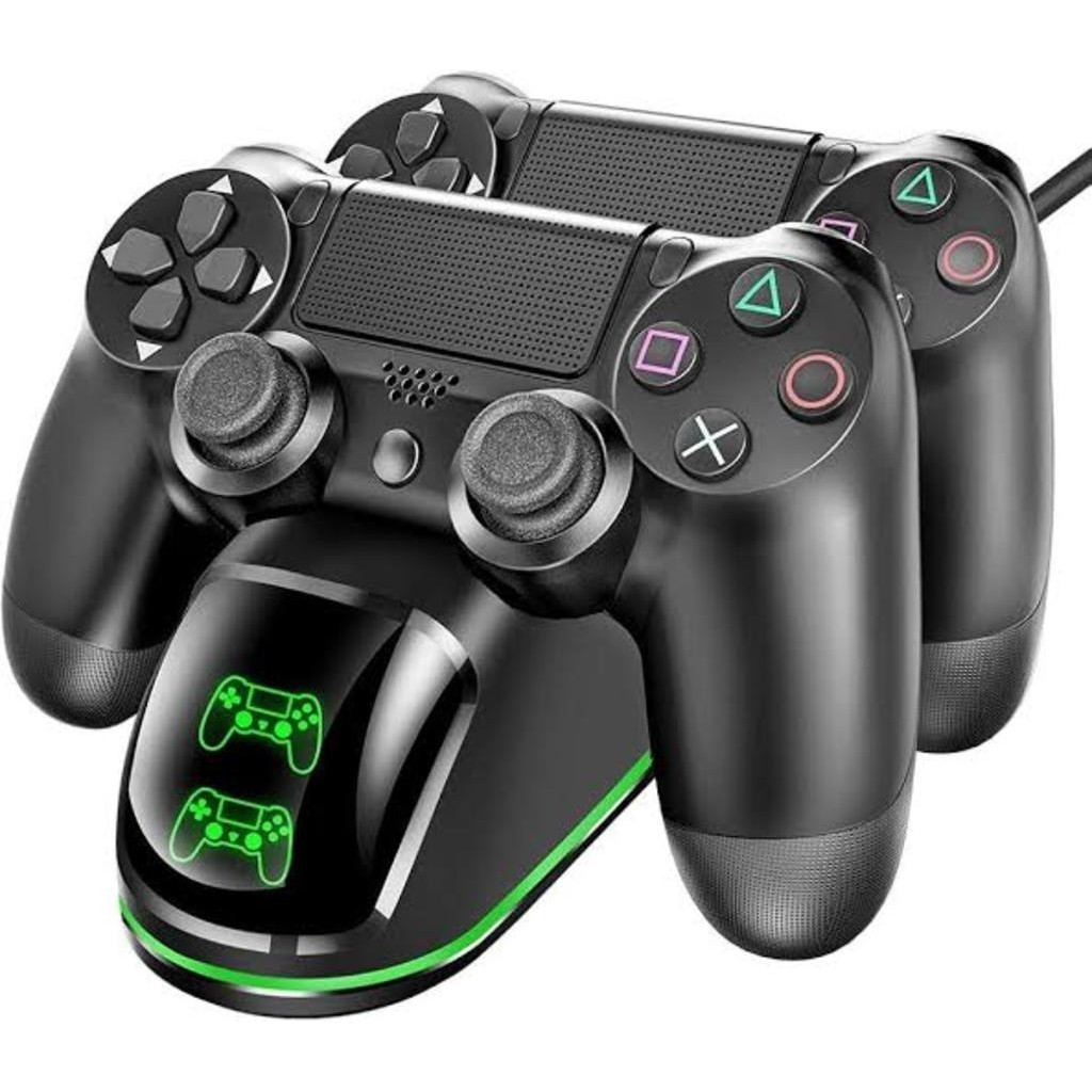 Base Dock Carregador Duplo Turbo Para Controle Playstation Ps4 | Shopee ...