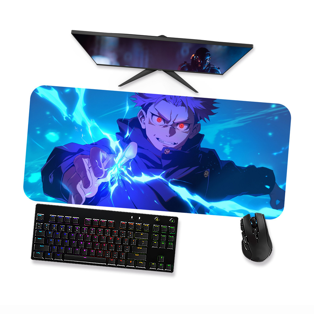 Mouse Pad JUJUTSU KAISEN Anime - YUJI ITADORI 1 Mousepad Grande 90x40 ...