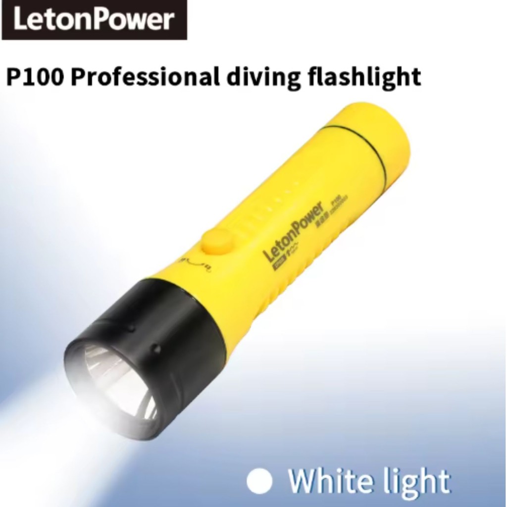Lanterna de Mergulho Leton Power Hunter P100TC 100M | Shopee Brasil