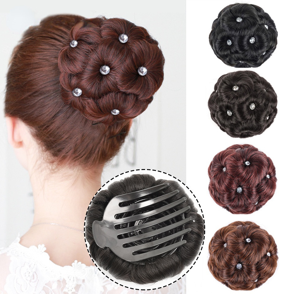 Synthesis Bun Cabelo Garra Grampo De Saco De Acessórios Para As ...