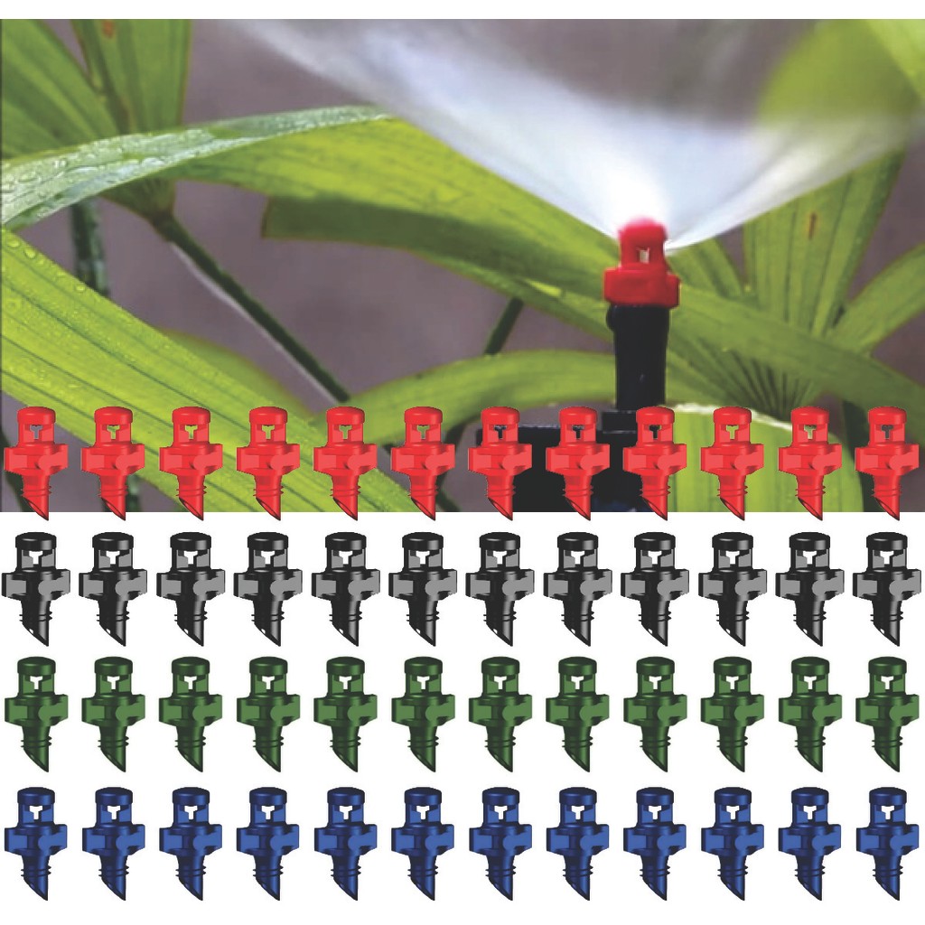 100 Microaspersor Estático Irrigação 360° *Escolha a Vazão* | Shopee Brasil