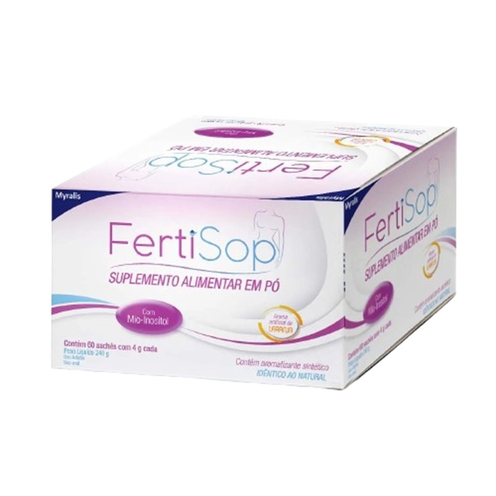 Fertisop Suplemento Alimentar Sabor Laranja Caixa 60 Sachês | Shopee Brasil