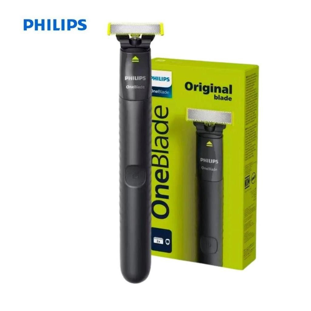 Barbeador elétrico Sem fio Philips Oneblade QP1424 Original | Shopee Brasil