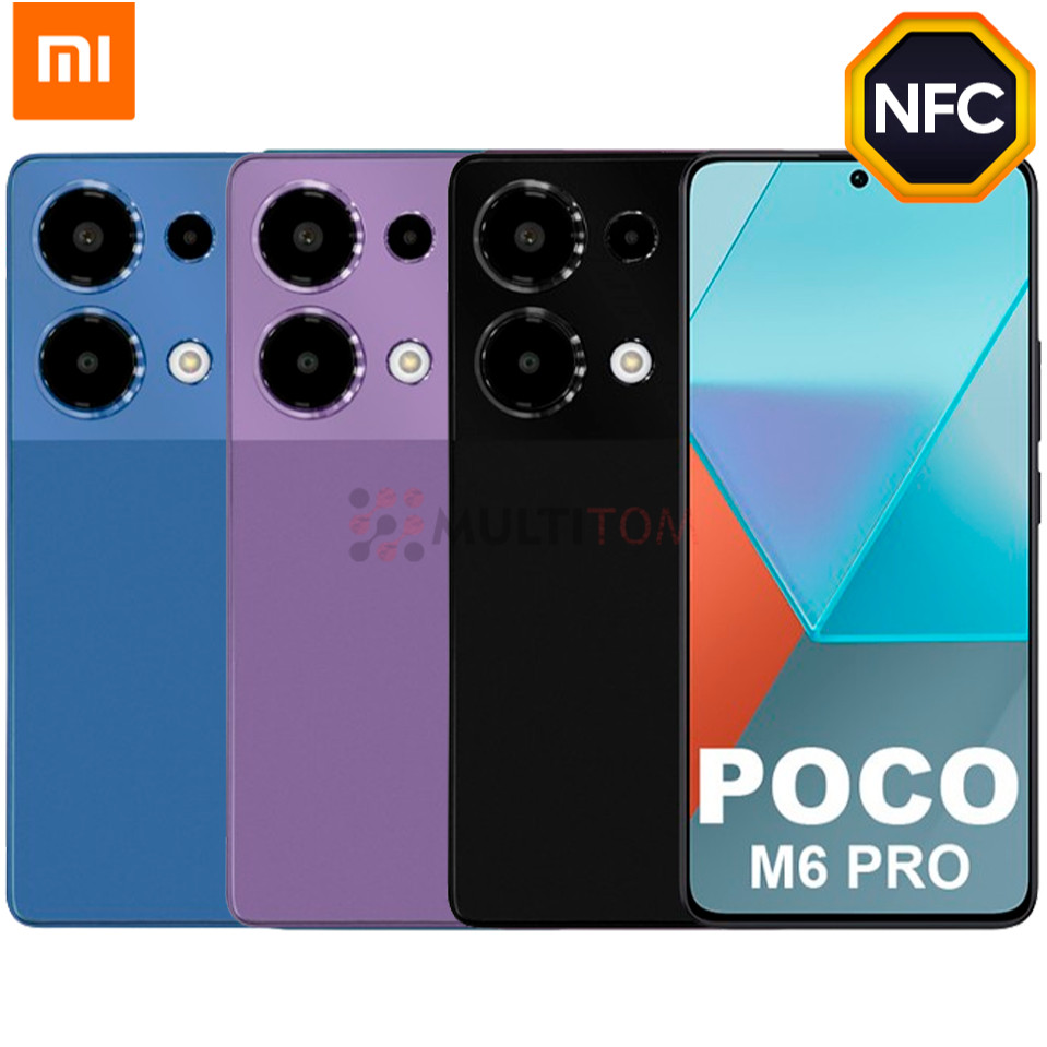 Celular Xiaomi Poco M6 Pro NFC Tela 6.67" Câmera Tripla 64MP + Frontal 16MP 512/12GB 256/8GB ...