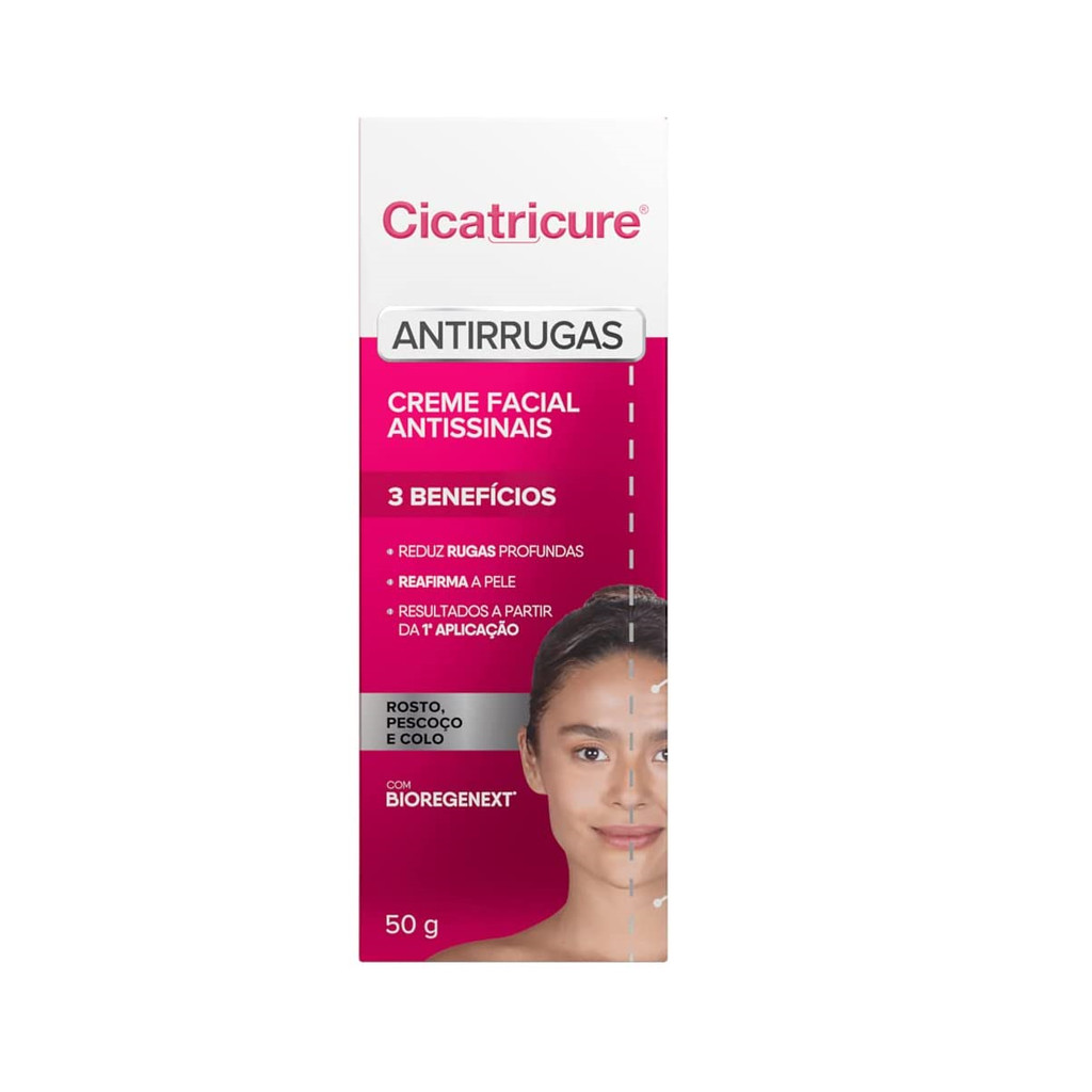 Cicatricure Creme Antissinais Reduz Rugas Profundas 50g | Shopee Brasil