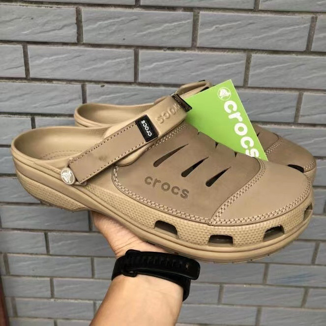 Sandália de Crocs Couro Masculina Croc Resistente Anti-Slip | Shopee Brasil