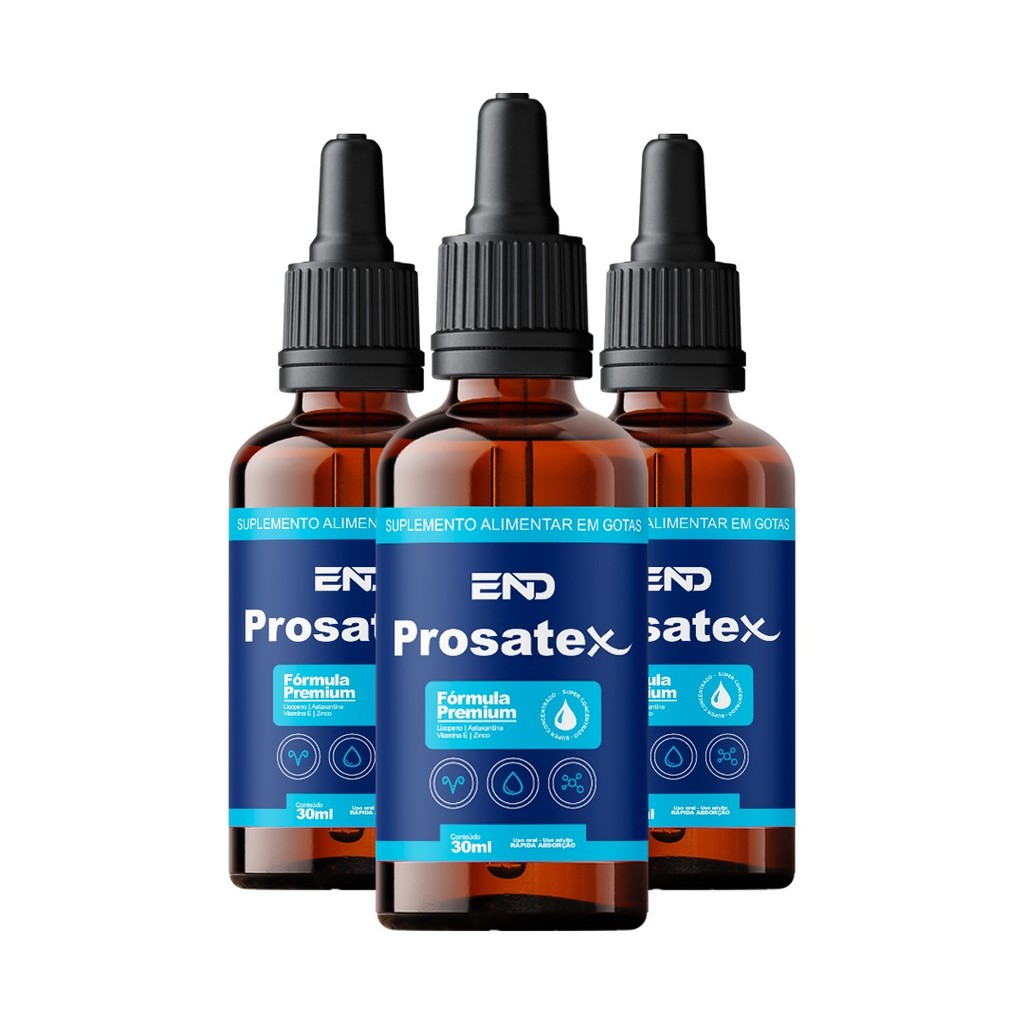 Kit 3 Prosatex Original Gotas 30ml | Shopee Brasil