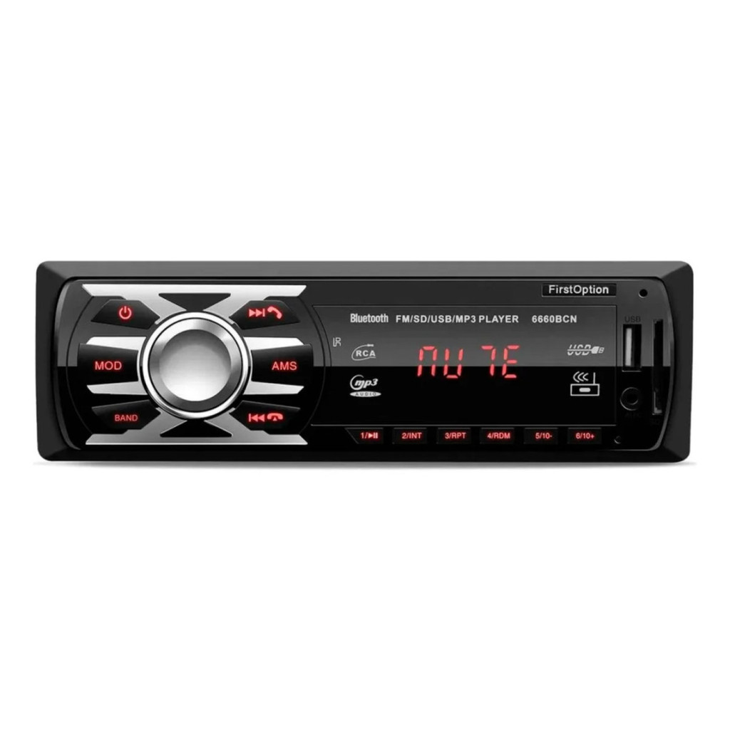 Mp3 Player Radio Bluetooth Usb Sd First Option Automotivo | Shopee Brasil