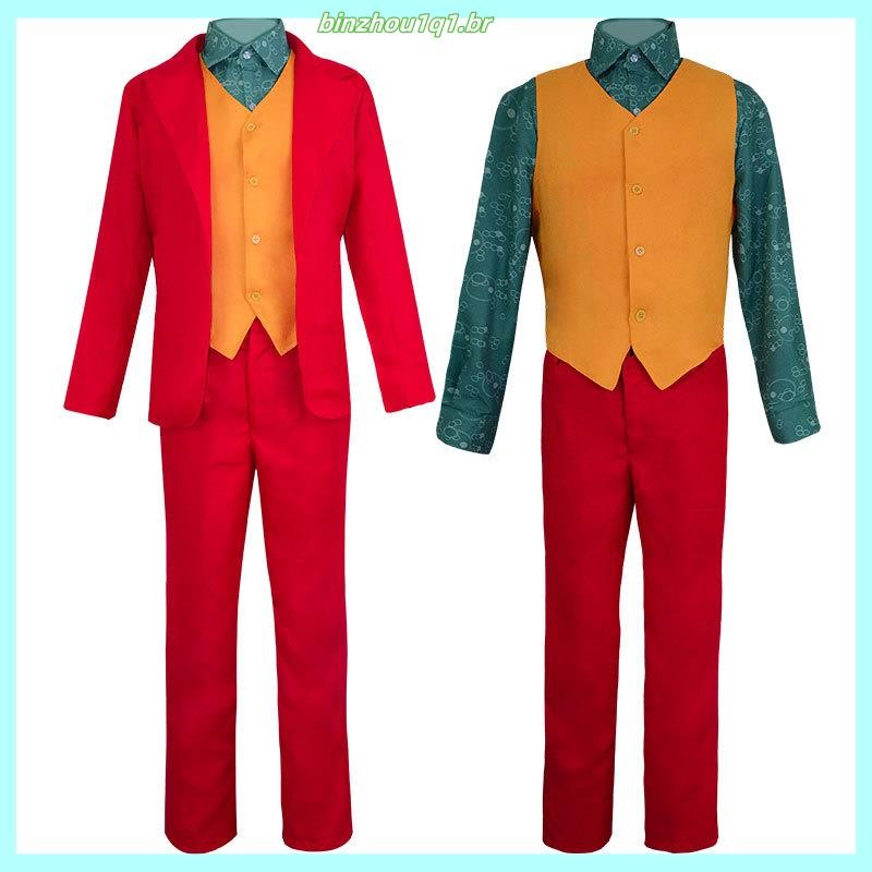 2024 Halloween Palhaço Retorno Coringa Coringa Jequin Phoenix cos Traje ...