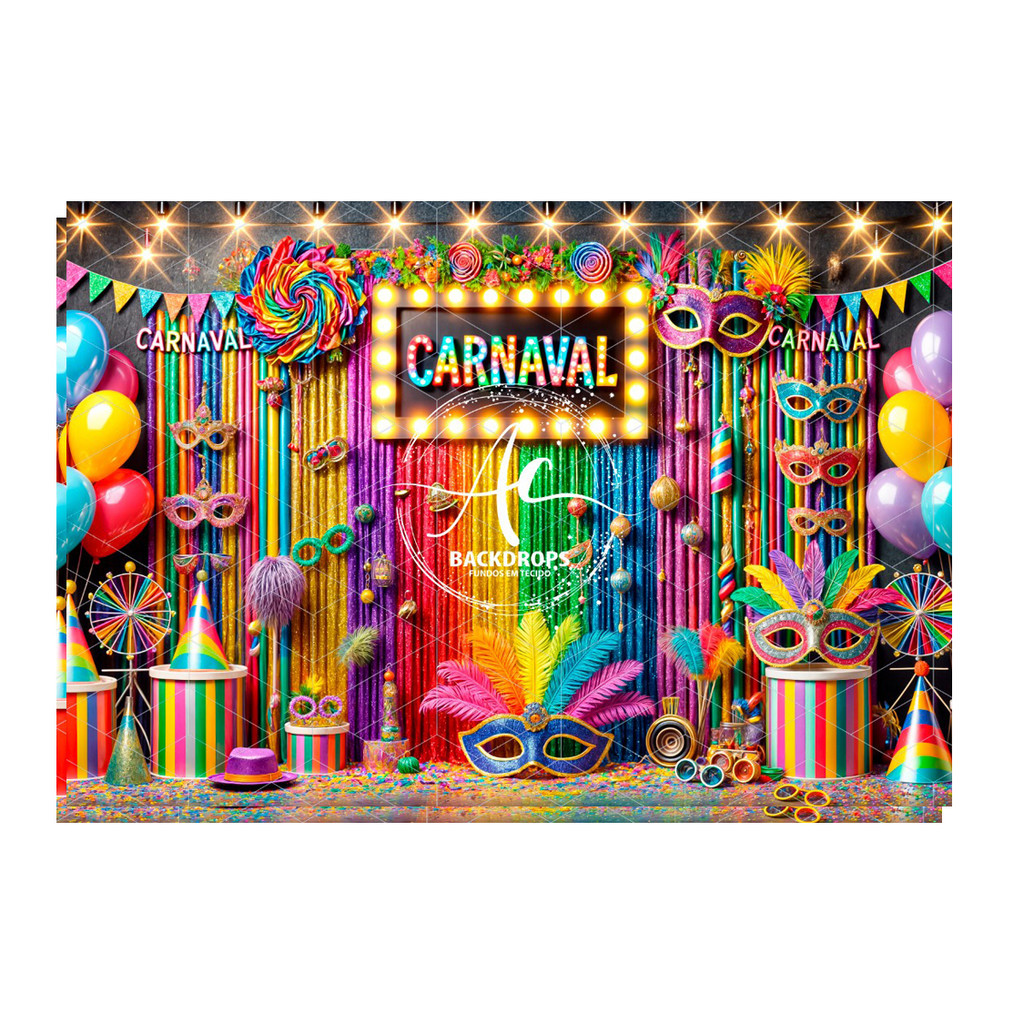 PAINEL FOTOGRAFICO CARNAVAL 3D 2025 ALINE CASTRO BACKDROPS | Shopee Brasil