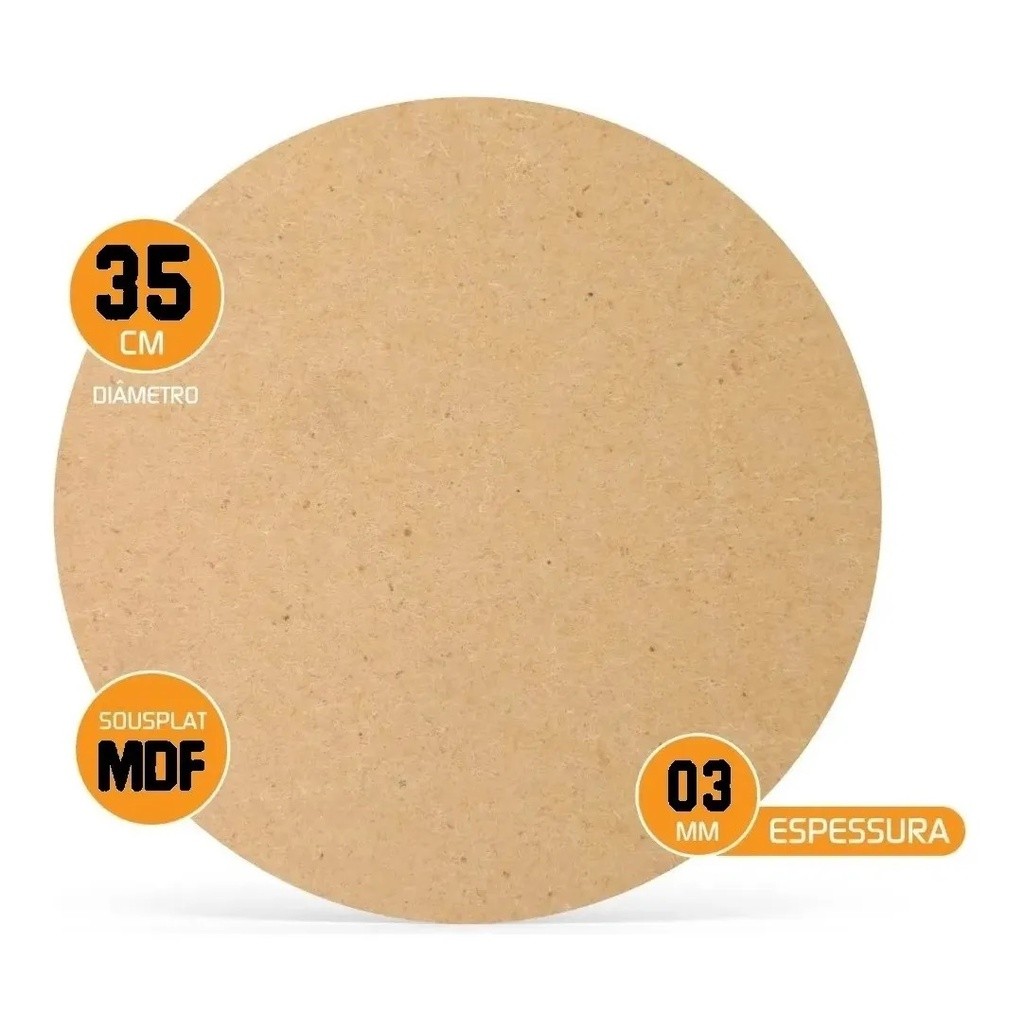 Kit 5 Souplast Soupla Suplat Susplat Souplat Mdf 35 cm Cru Acabamento ...