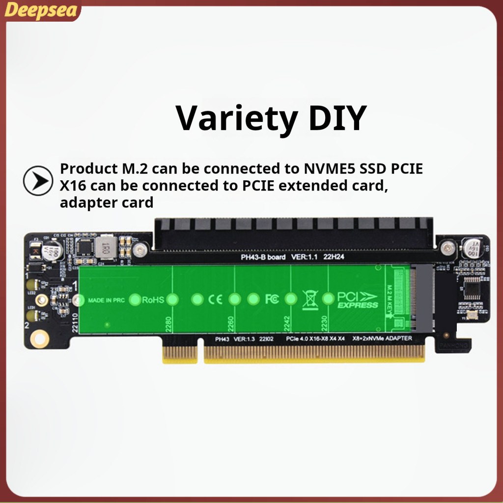 High-speed Pcie Split Card M.2 Nvme Ssd 4.0 Adapter for Faster ...
