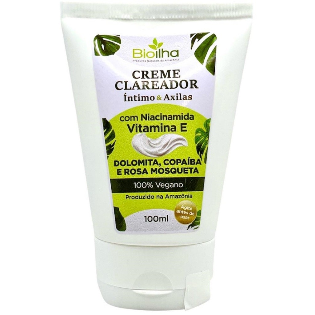 Creme Clareador íntimo de Axilas e Virilhas - 100ml Clareador íntimo ...