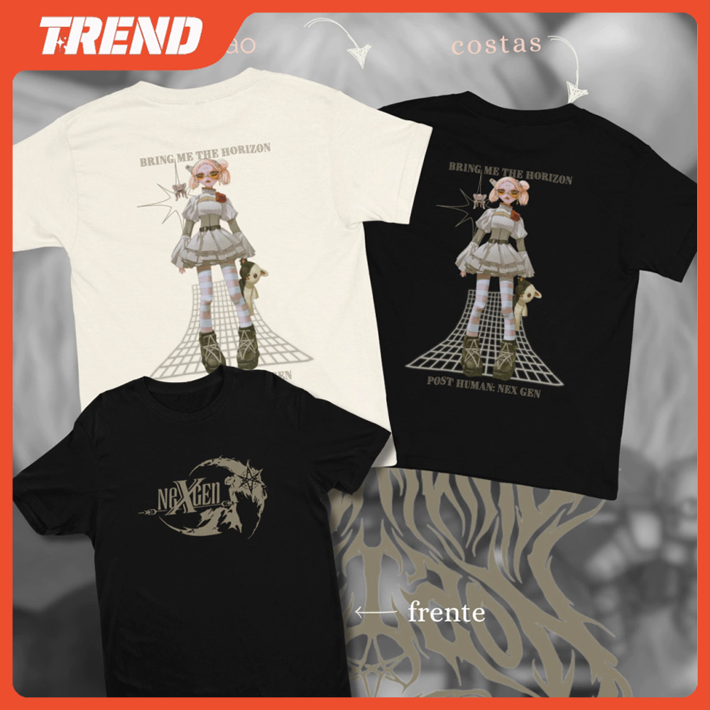 Camiseta De Algodão BMTH Bring Me The Horizon Post Human : Nex Gen ...