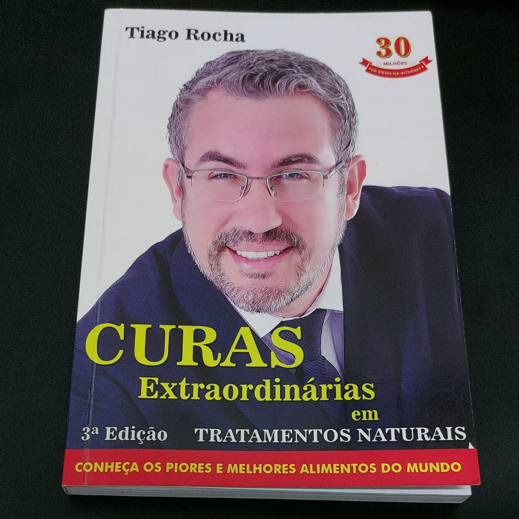 Curas extraordinarias em tratamentos naturais autor Tiago Rocha | Shopee Brasil