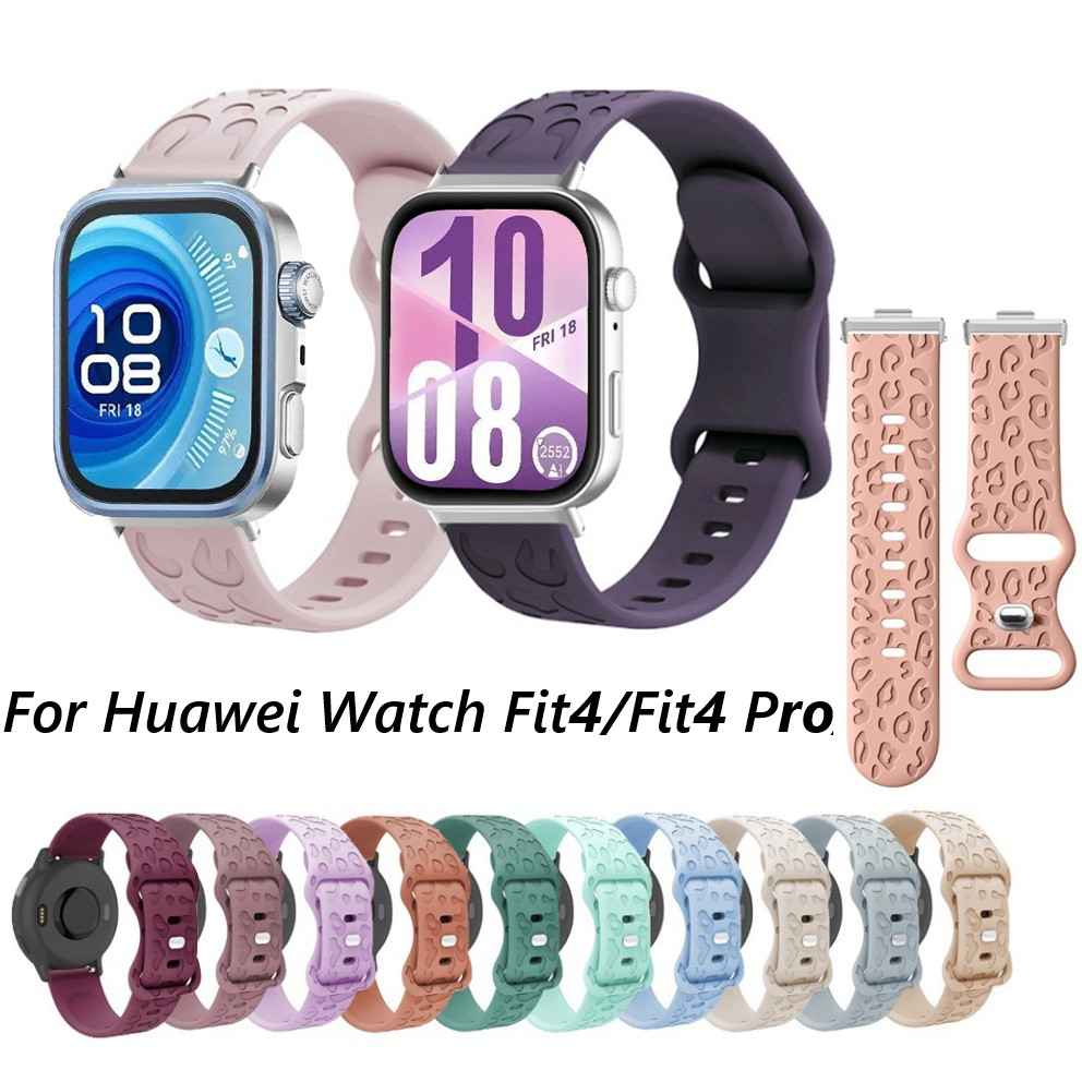 Pulseira De Silicone Para Smartwatch Relógio Inteligente Huawei Fit4 ...