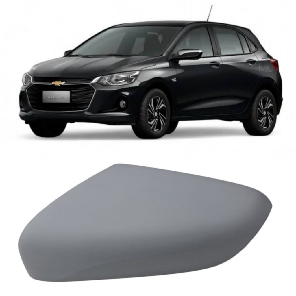 Capa Retrovisor Chevrolet Onix 2020 2021 2022 2023 2024 2025 Lado Esquerdo Primer S/ Furo Sensor ...