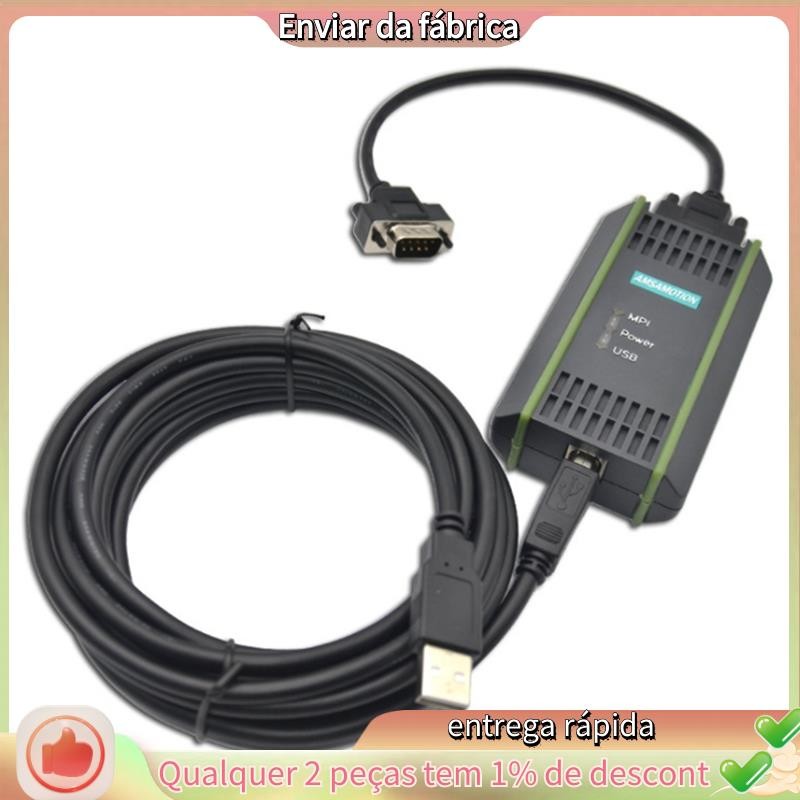 Cabo De Programação USB Para Comunicação S7-200/300/400 PLC RS485 ...