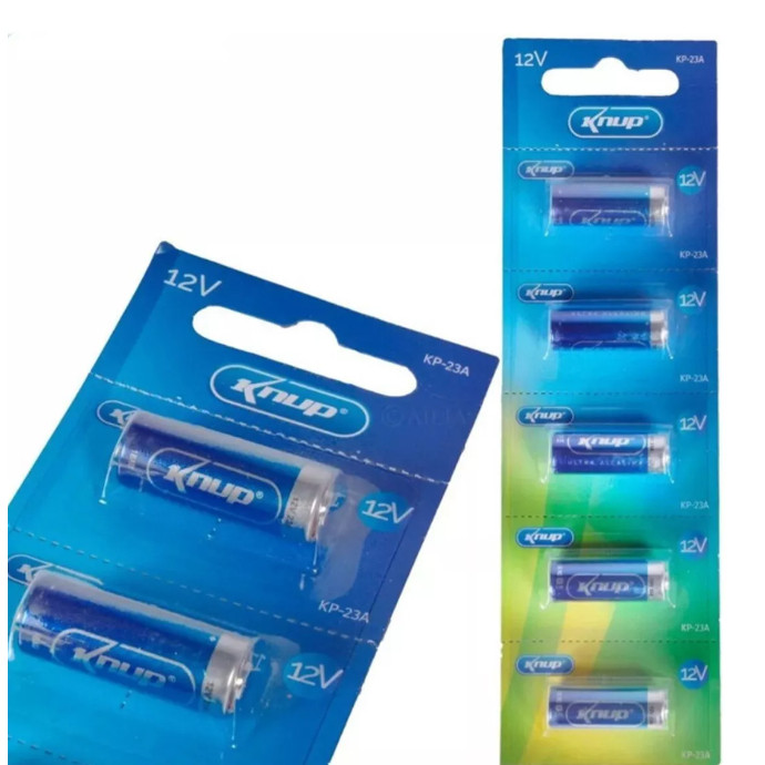 Pilha 23a ou 27a 12v Bateria Alcalina Cartela Com 5 Unidades Para ...