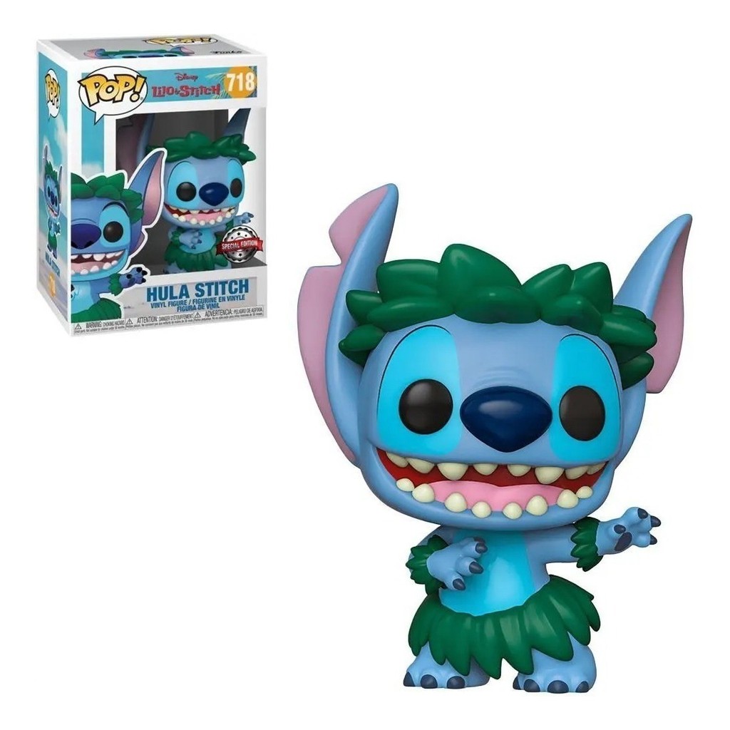Boneco Lilo & Stitch Hula Stitch Funkoo# 718 | Shopee Brasil