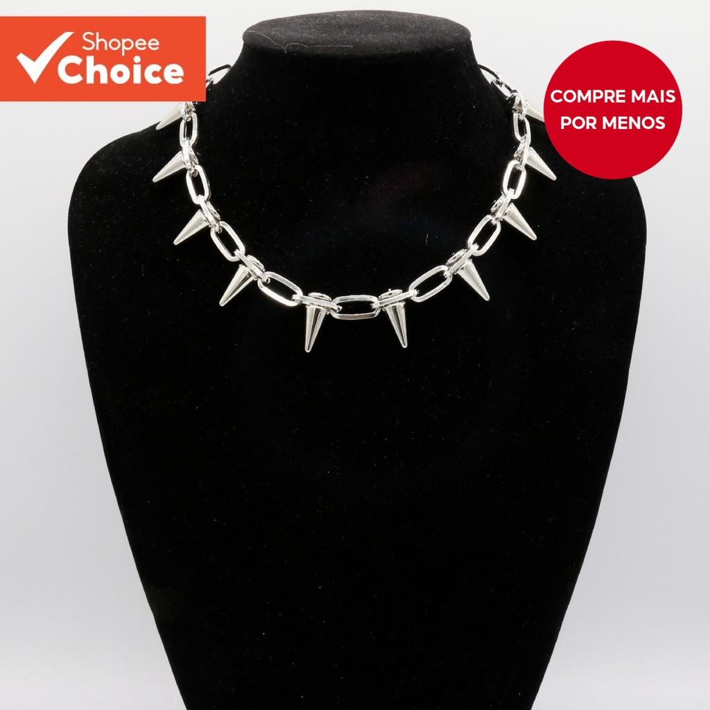 Colar De Corrente Chique Estilo Europeu Moderno Punk Hip Hop Joias Com ...