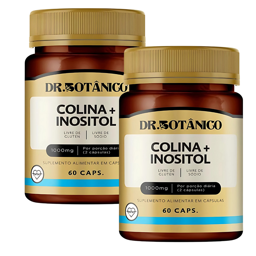 COLINA + INOSITOL 1000MG 60 CAPSULAS - DR BOTANICO | Shopee Brasil