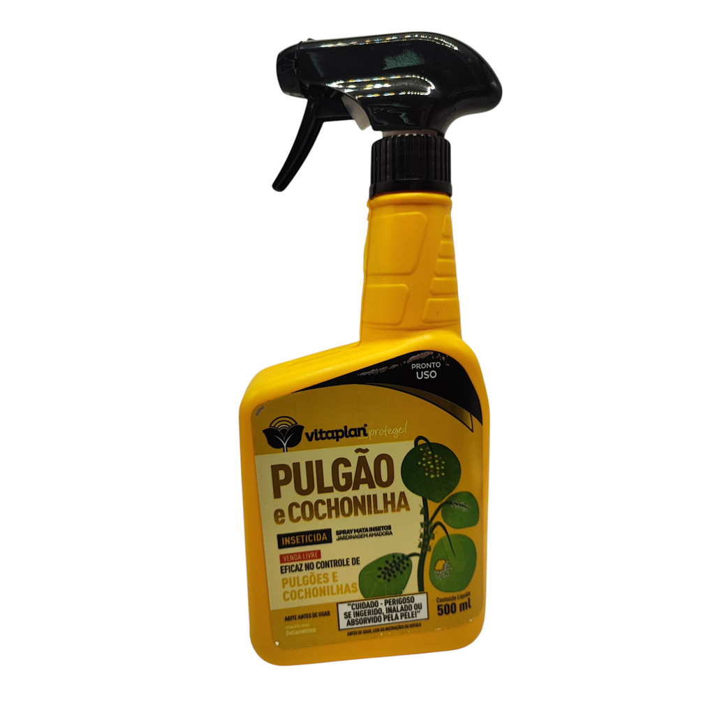 Spray Controle Insetos Pulgão Cochonilha Pronto Uso Nutriplan Vitaplan ...