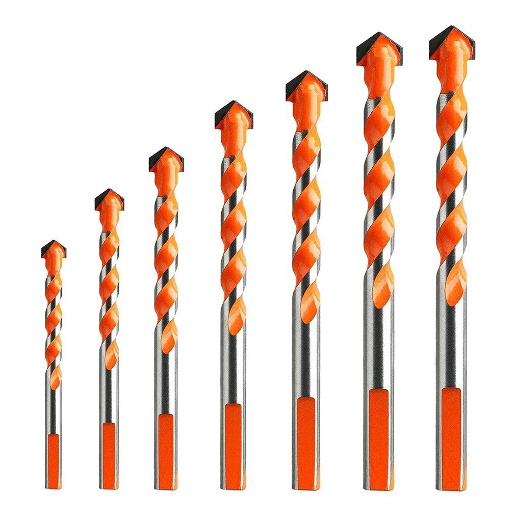 Brocas Fura Tudo Parede Ferro Madeira Porcelanato Kit 7pc | Shopee Brasil