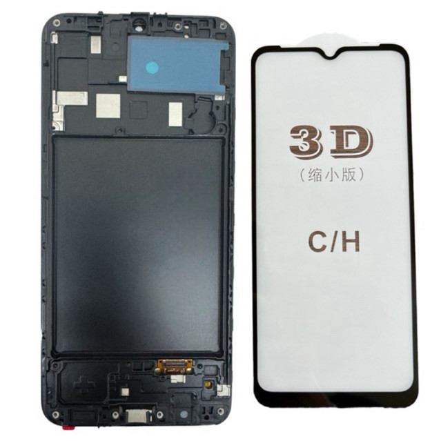 Tela Frontal Display Completo C/aro A20 A205 Incell Premium + Pel 3d Envio Rápido | Shopee Brasil