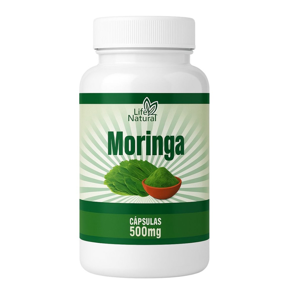 Moringa oleifera 60 Capsulas 500mg árvore da vida - Life Natural ...