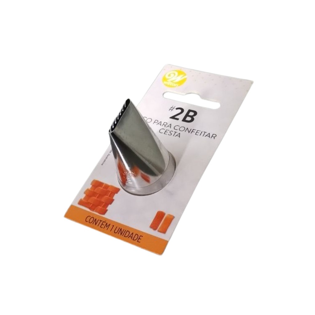 Bico Cesta Wilton Nº 2B Inox para Decoração de Bolos e Doces | Shopee ...