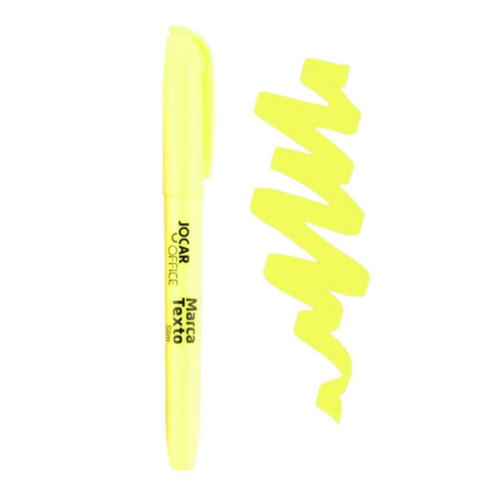 Marca Texto Amarelo Jogar Office gar Office | Shopee Brasil