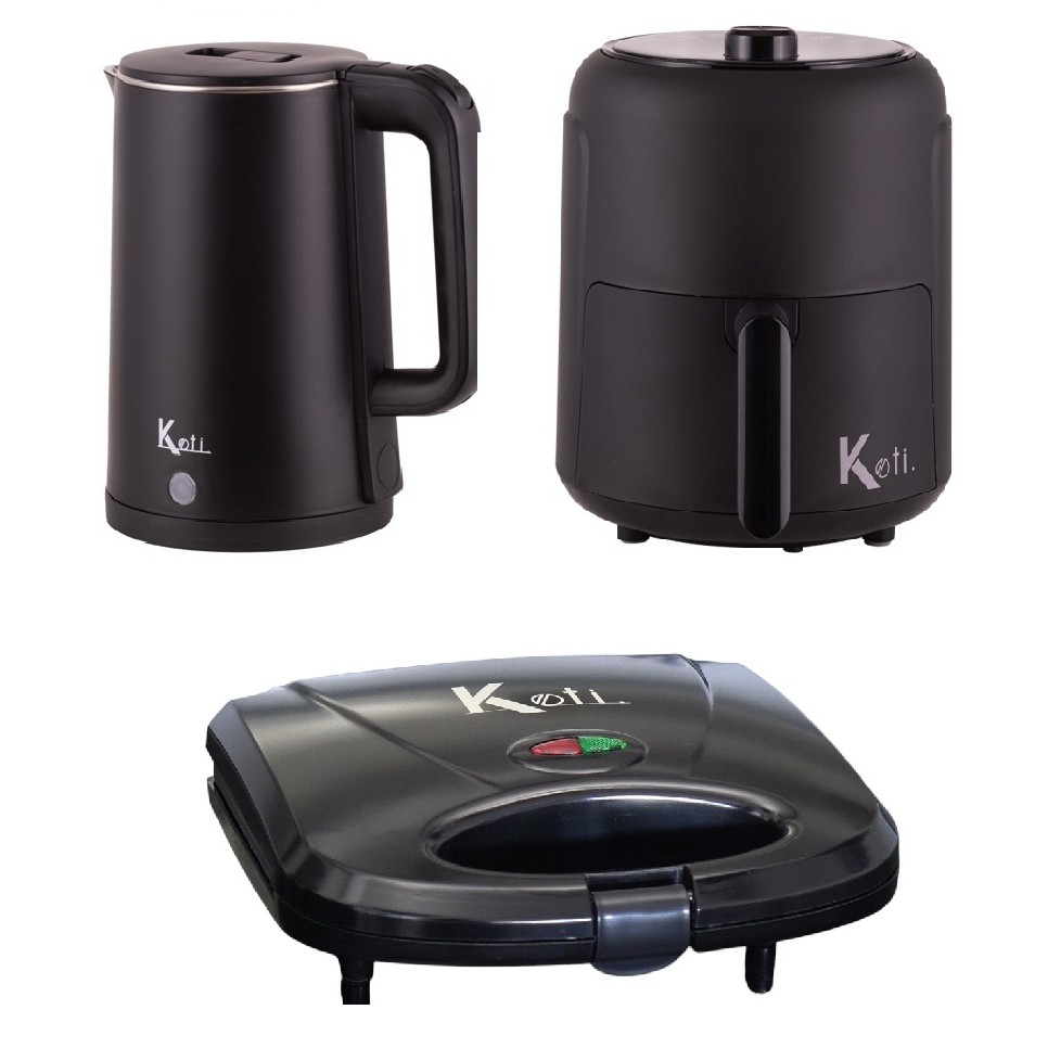 Kit Chaleira Modern Preta 1,5L + Fritadeira Elétrica Petit 2,6L ...