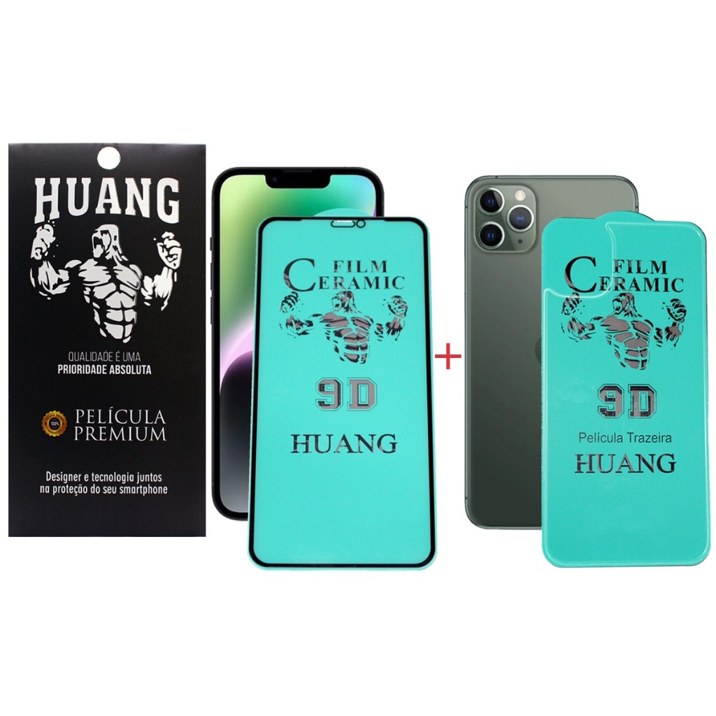 Kit Película Cerâmica + Traseira iPhone | Shopee Brasil