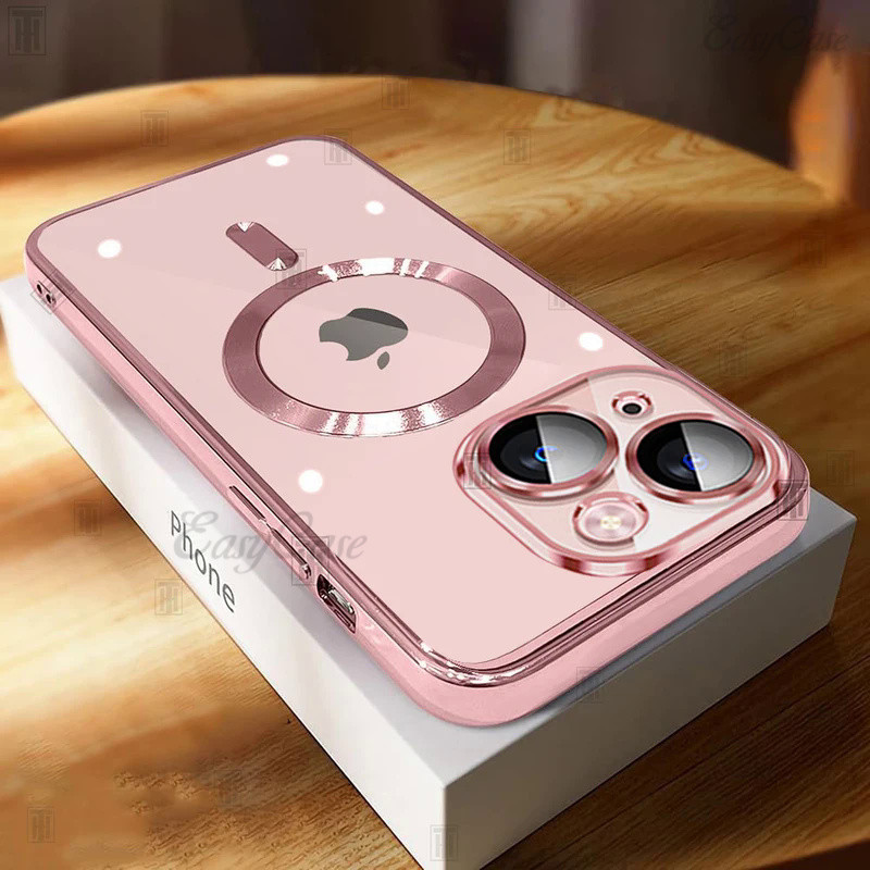 Nova Magsafe Caso Magnético De Carregamento Sem Fio Para iPhone 15 14 13 12 11 16 Pro Max Plus ...