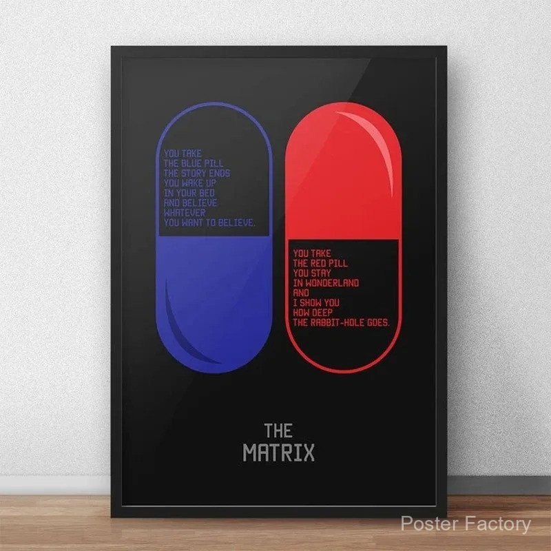 Pôster de Filme de Ficção Científica Clássico, Matrix, Imagem de Parede ...