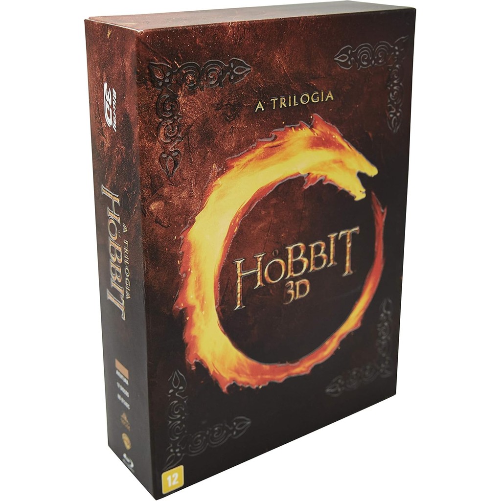 Blu-ray 3D - O Hobbit: A Trilogia (12 Discos) | Shopee Brasil
