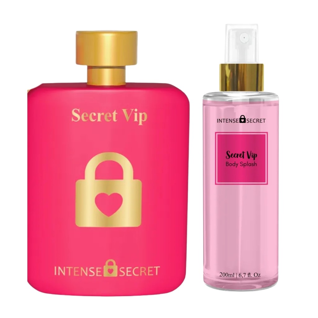 Kit Secret Vip: Eau de Parfum + Body Splash 200ml - Intense Secret | Shopee Brasil